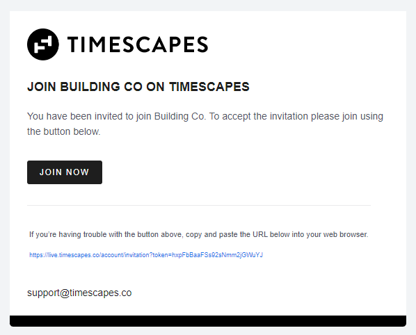 Registering your Timescapes account